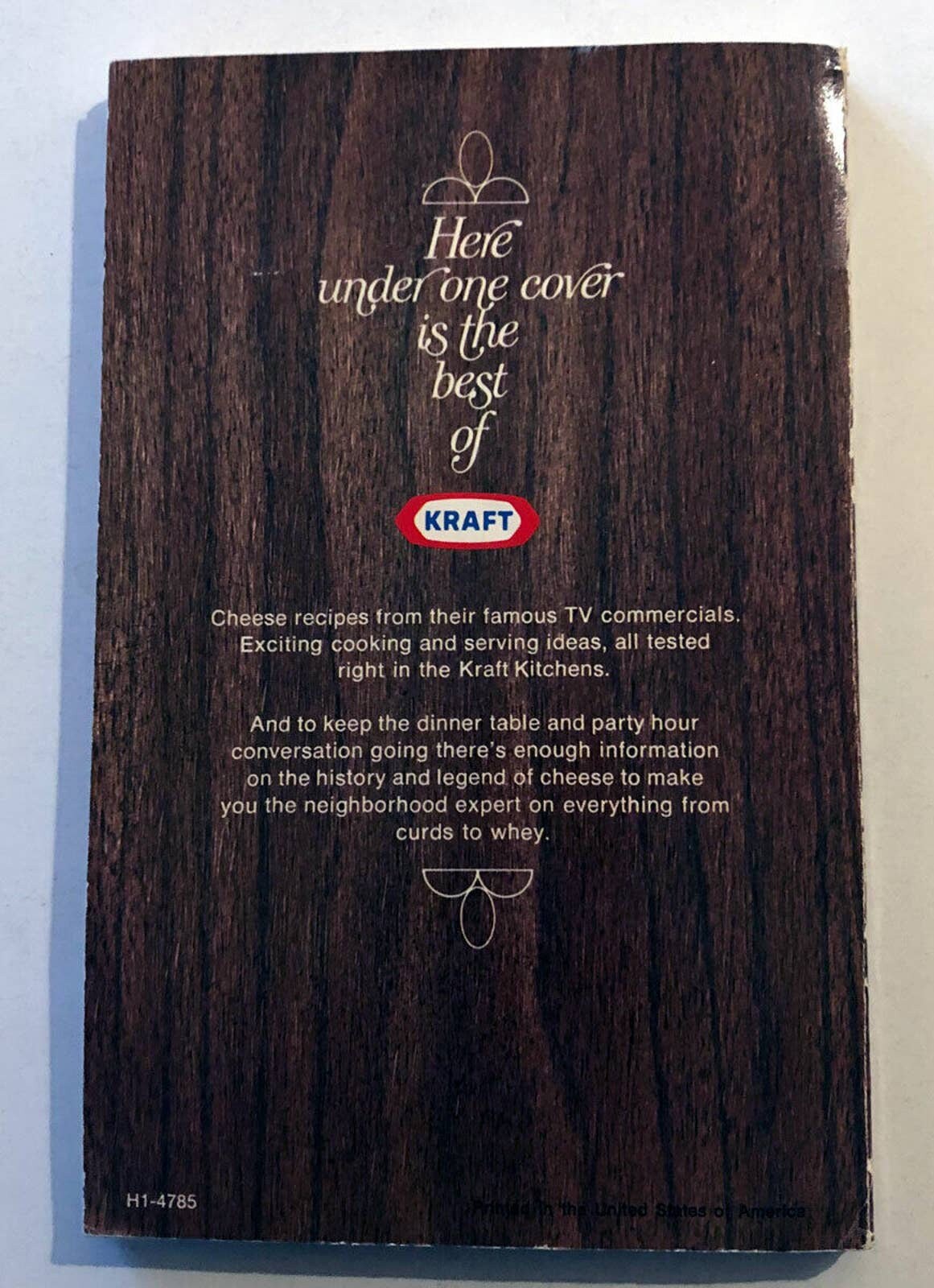 Complete Cheese Cookbook Kraft 1971 Recipes Vintage Cheese Serving Tips ...