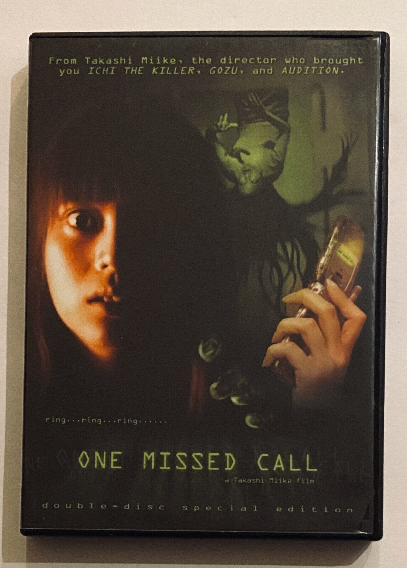 One Missed Call 2005 Double Disc DVD Special Edition With Making of ...