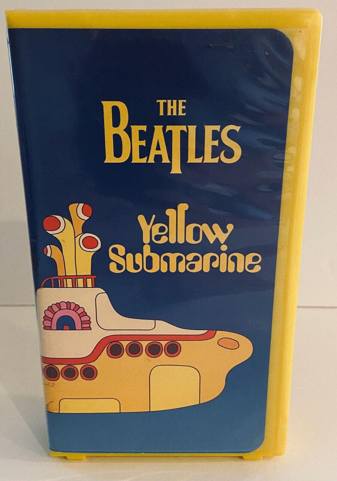 The Beatles Yellow Submarine 1968 VHS Yellow Clamshell Case John Lennon ...