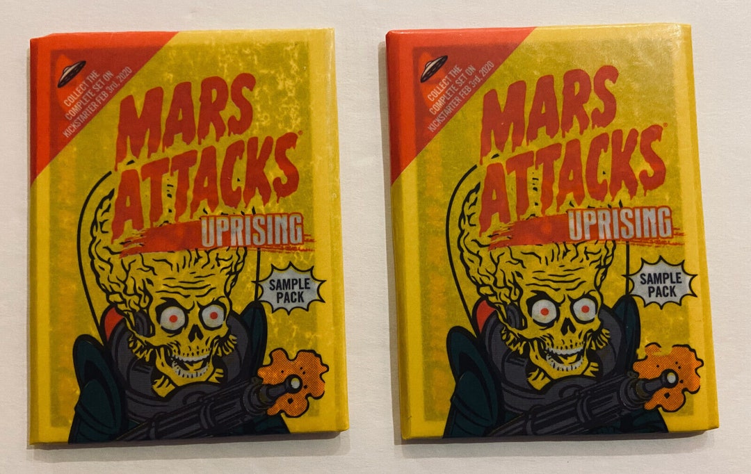 Mars Attacks Uprising 2020 Unopened Trading Cards Sample Packs Sidekick ...