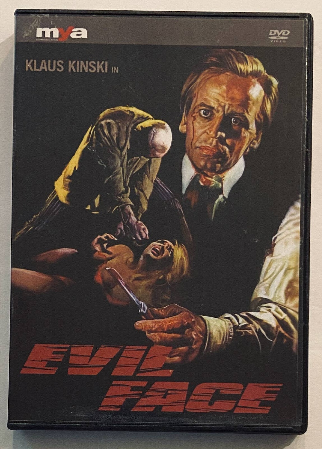 Evil Face 1974 Klaus Kinski Mad Scientist Mya DVD Carlo Rambaldi ...