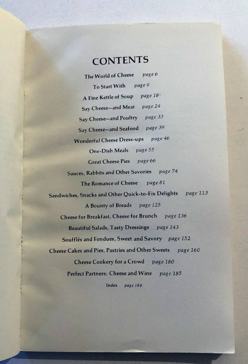 Complete Cheese Cookbook Kraft 1971 Recipes Vintage Cheese Serving Tips ...