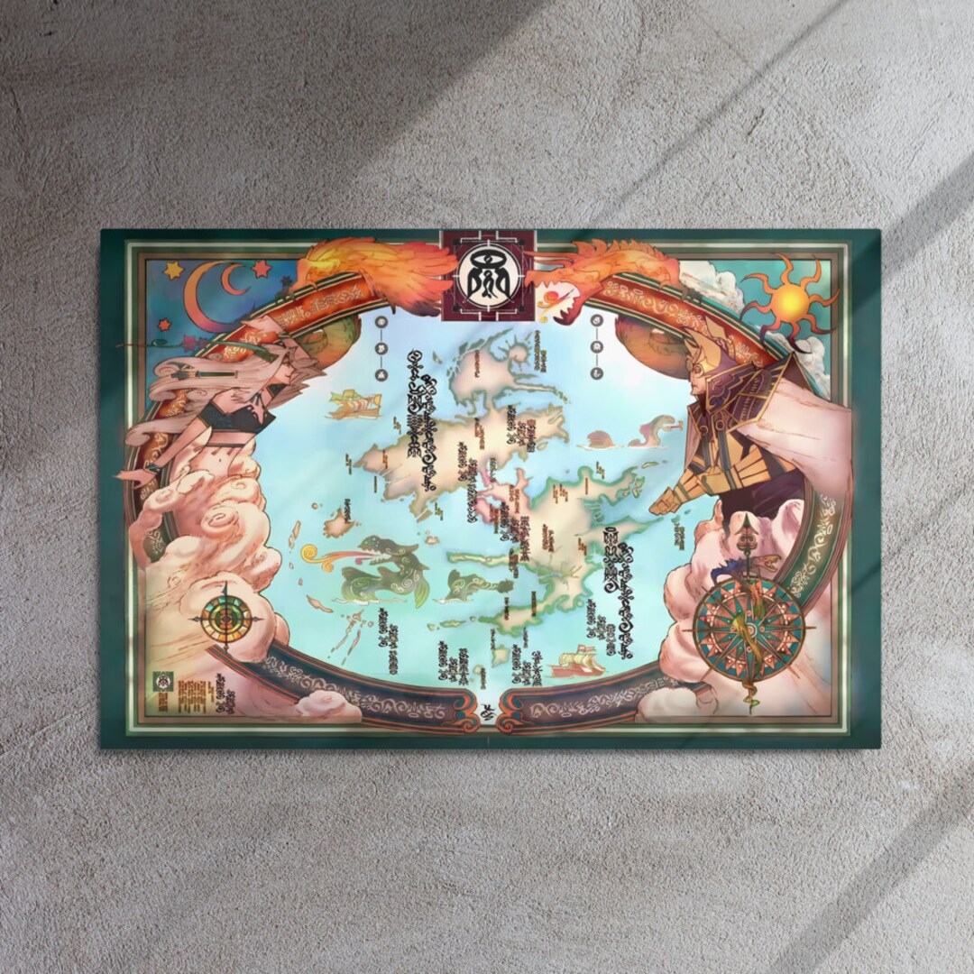 Metal Poster Spira Map Final Fantasy X 810 2436 - Etsy