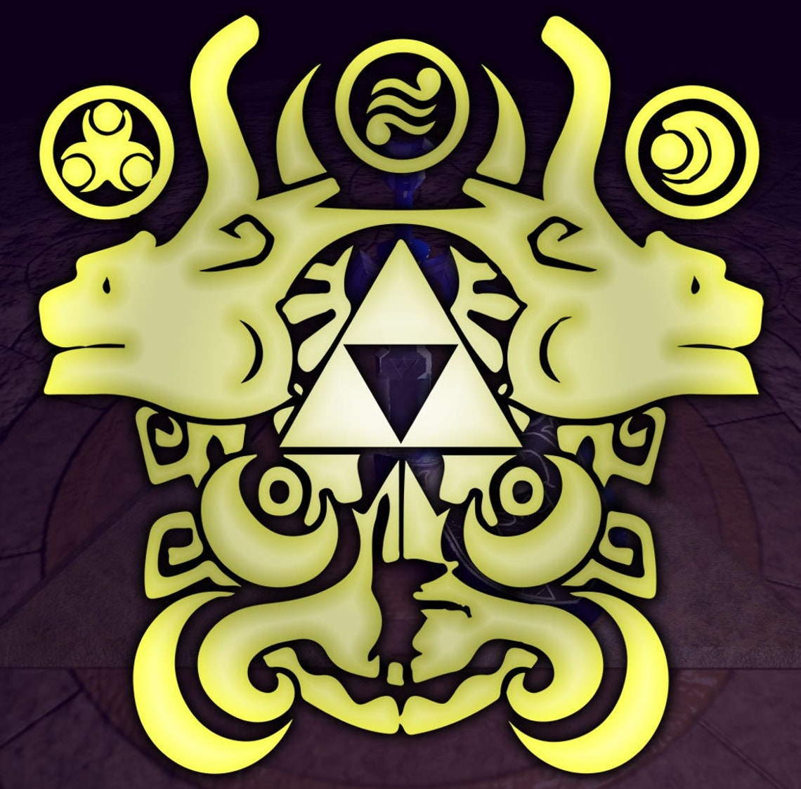 Wind Waker Crest the Legend of Zelda Silhouette for T-shirt - Etsy