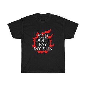 You Don't Pay My Sub - Funny Gift Idea for FF14 MMORPG Fan T Shirt - Etsy