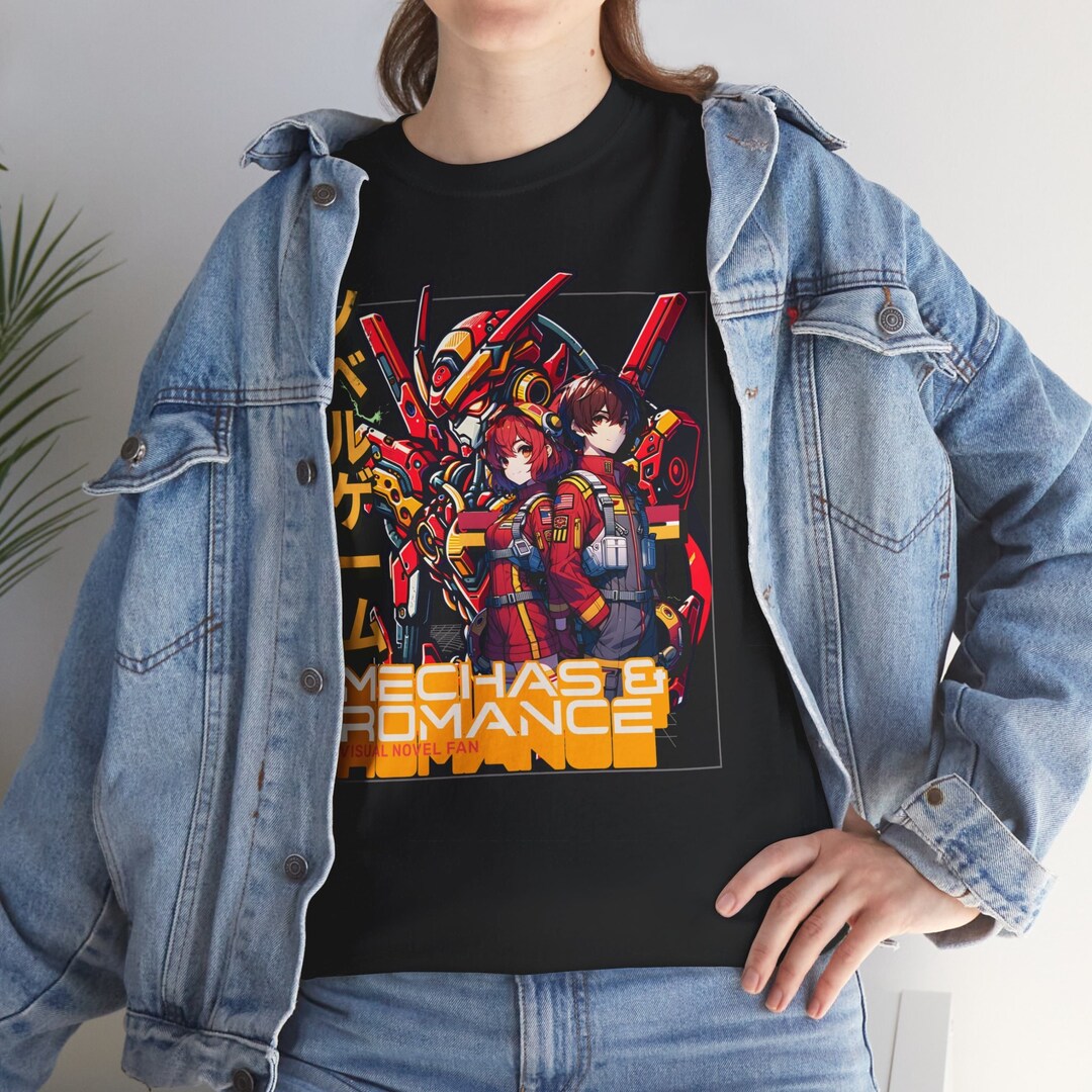 Mechas & Romance Retro Visual Novel ADV Game Fan T-shirt Unisex - Etsy
