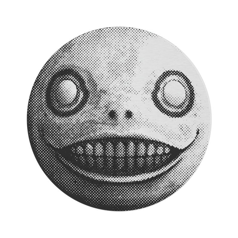 Emil Yoko Taro Face Mask Nier Automata / Replicant Round Rug - Etsy