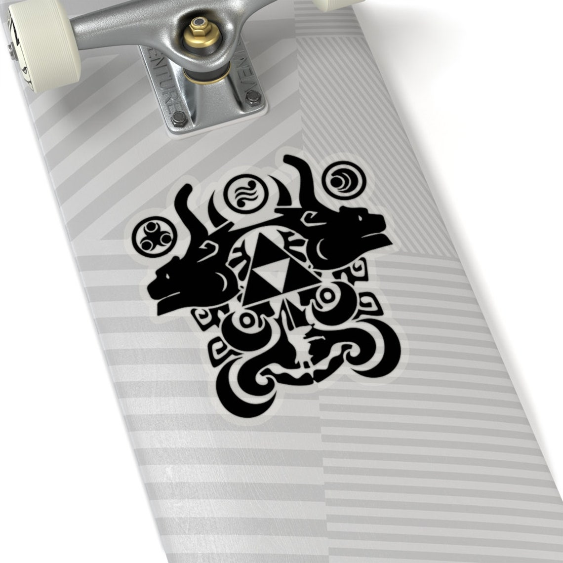 Wind Waker Crest the Legend of Zelda Silhouette Kiss-cut - Etsy