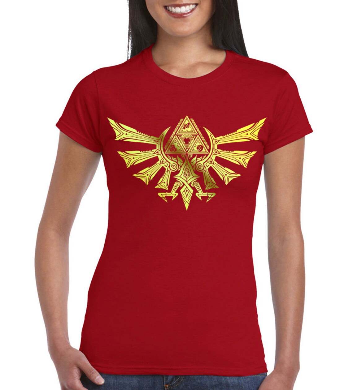 Triforce Eagle The Legend Of Zelda Silhouette For T Shirt Etsy
