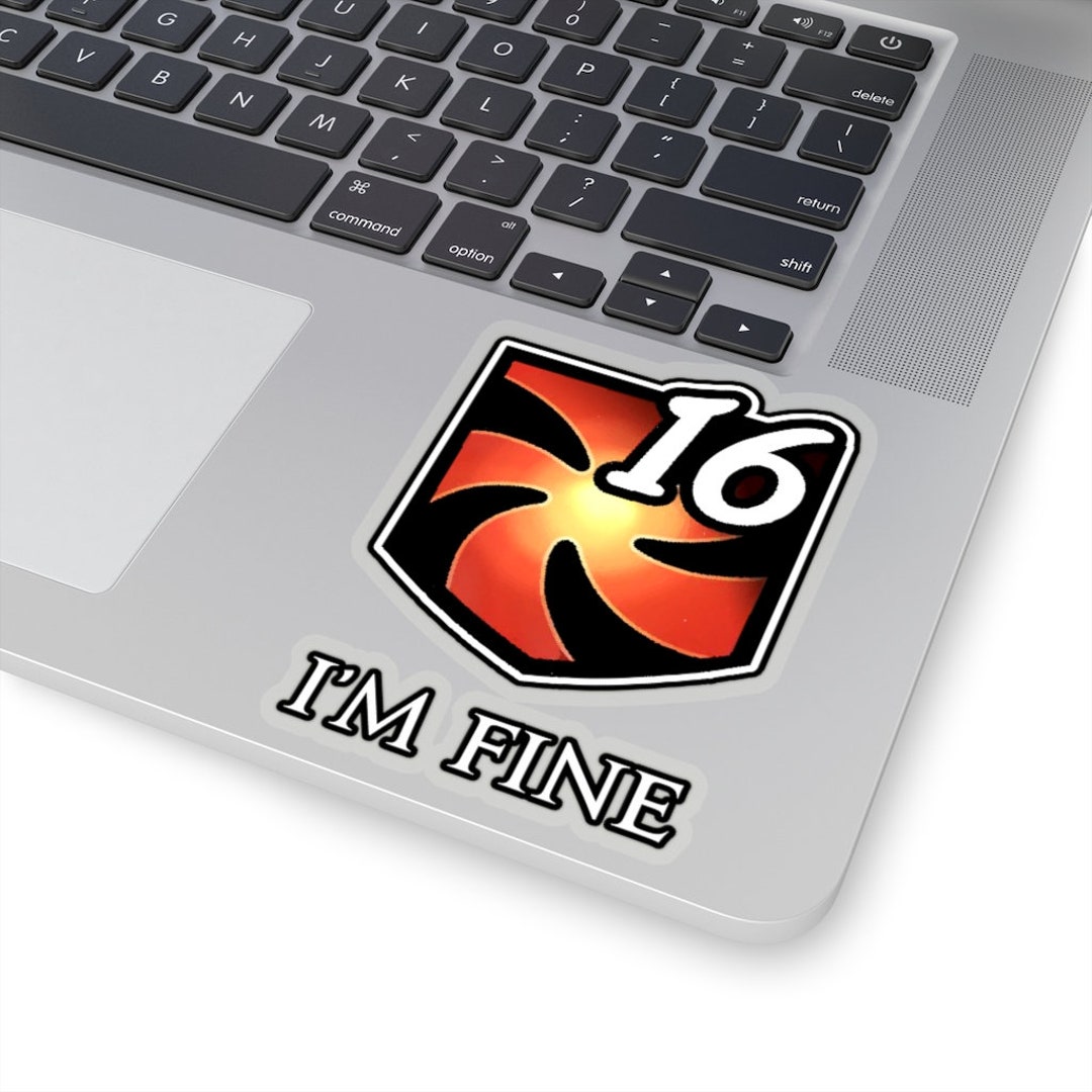 I'm Fine - Vulnerability Stacks MMORPG FFXIV Online Kiss-cut Stickers ...
