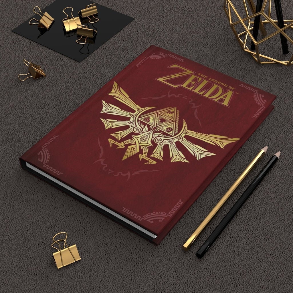 Triforce Eagle the Legend of Zelda Hardcover Journal - Etsy