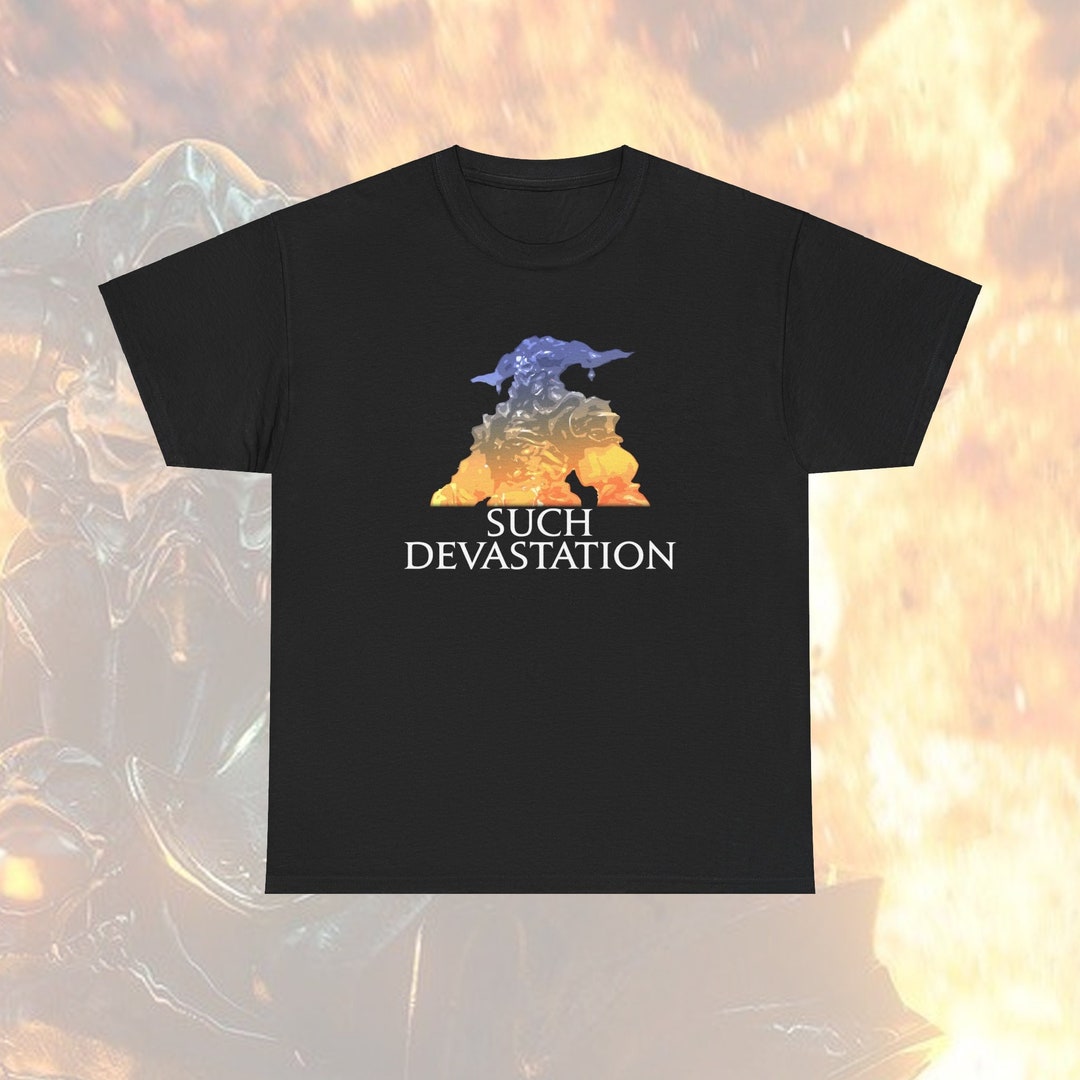 Such Devastation FFXIV Funny Meme Quote T-shirt - Etsy