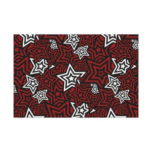 Persona 5 Stars Red Menu UI Pattern of Phantom Thieves Gift Wrap Papers ...