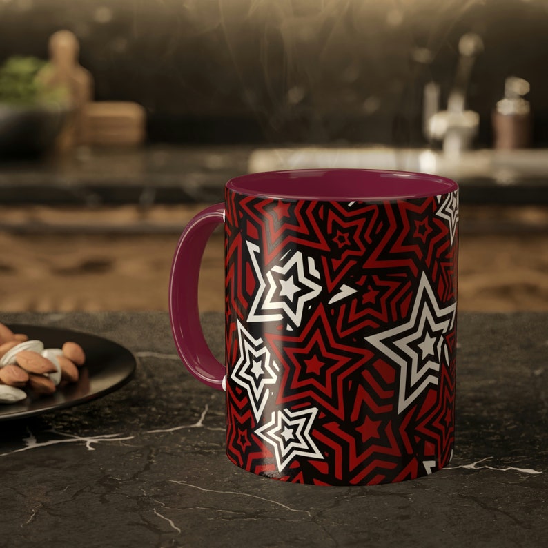 Persona 5 Stars Red Menu UI Pattern of Phantom Thieves Red - Etsy