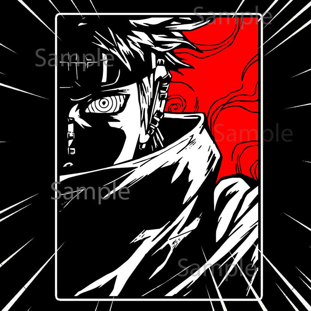 Shonen anime SVG Silhouette para camiseta, pegatinas vynil, cricut ...