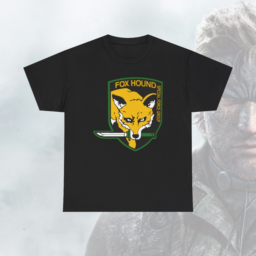 FOX HOUND Special Forces Group Metal Gear Secret Operations T-shirt ...