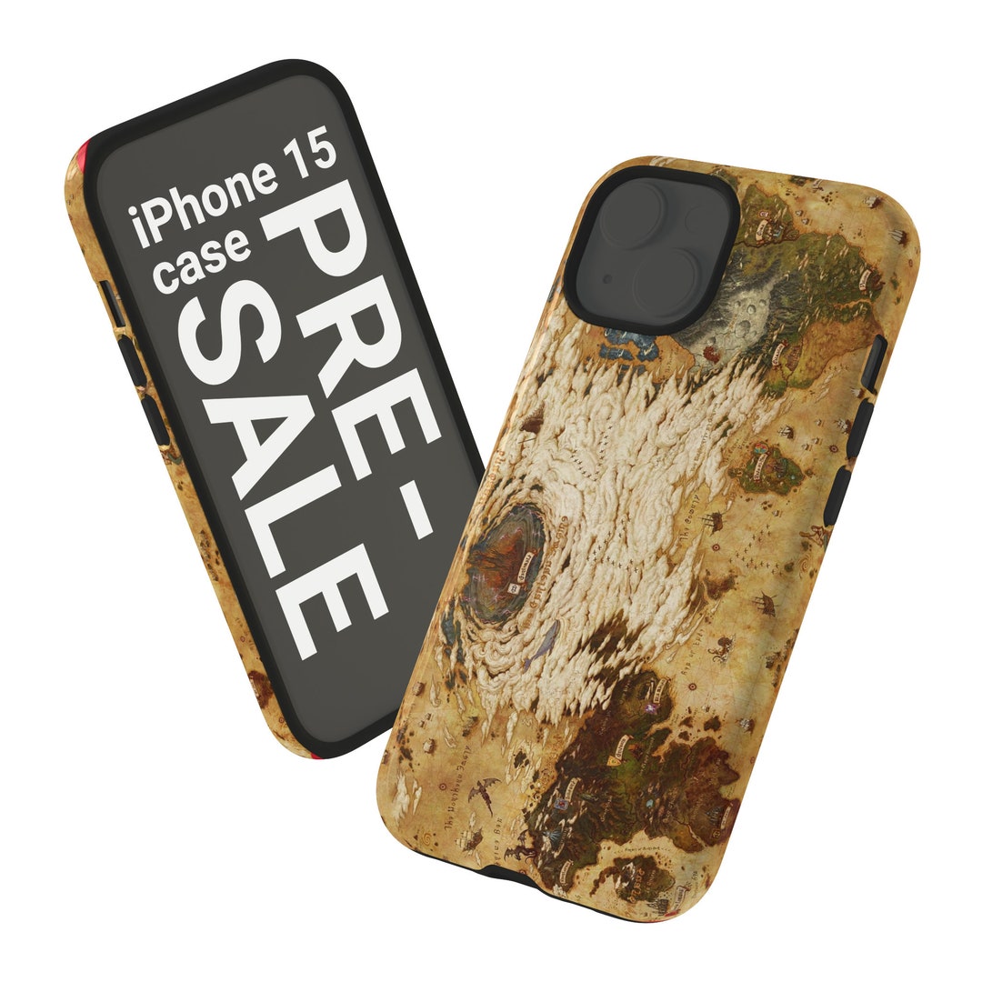 The Three Great Continents Map Hydaelyn FFXIV iPhone 15 ALL MODELS ...