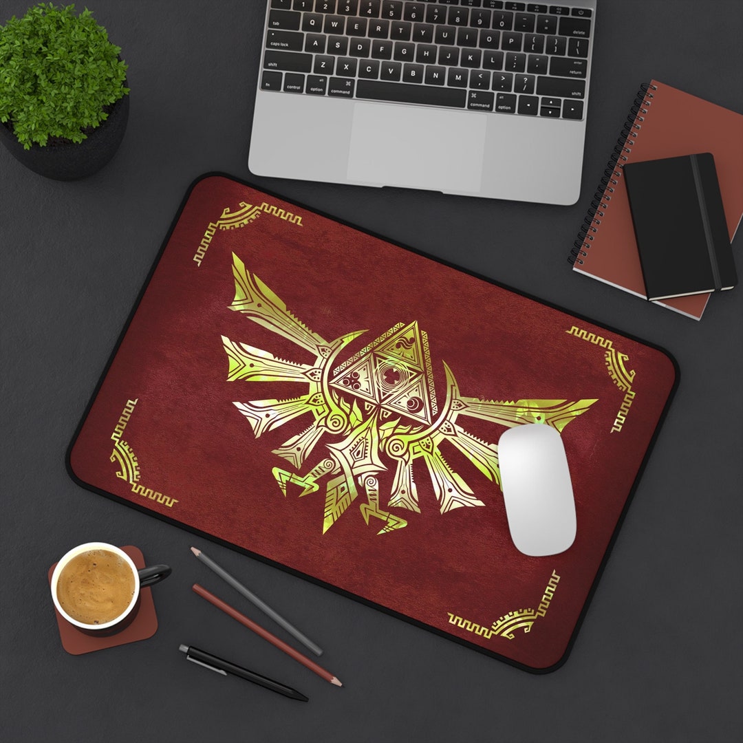 Legend of Zelda Ttriforce Eagle Desk Mat Mousepad 12x18'' - Etsy
