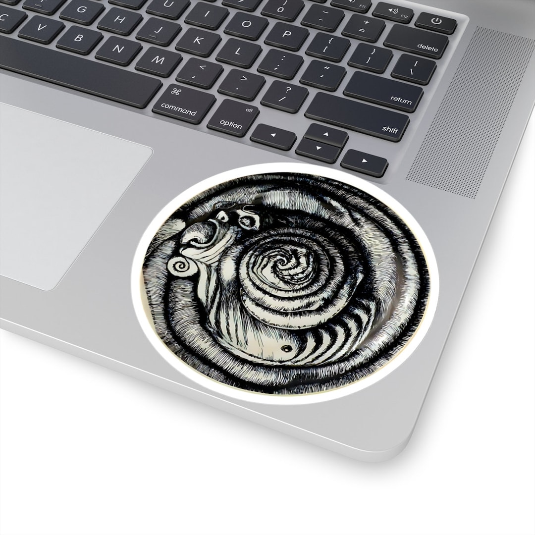 Uzumaki "spiral" Creepy Junji Ito Manga - Mr. Saito Kiss-cut Stickers ...