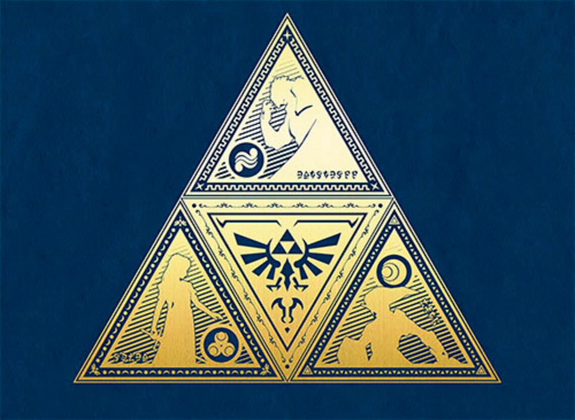 Triforce The Legend Of Zelda Silhouette For T Shirt Jumper Etsy