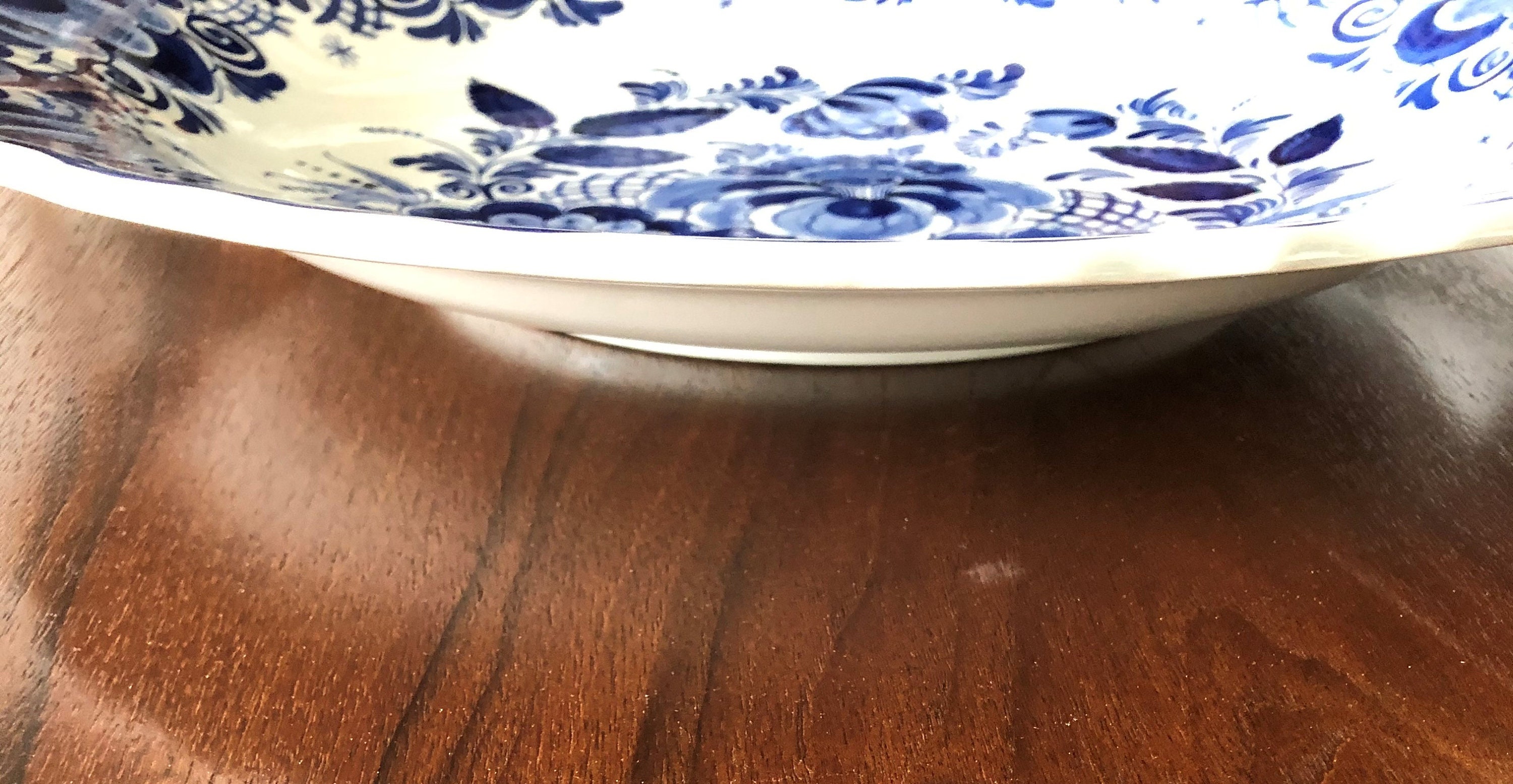 Delfts Porcelain Ceramic Earthenware 1921 1945 Blue Plate by RAM Blauw ...