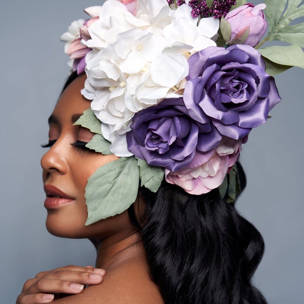 Flower Headpiece - Etsy