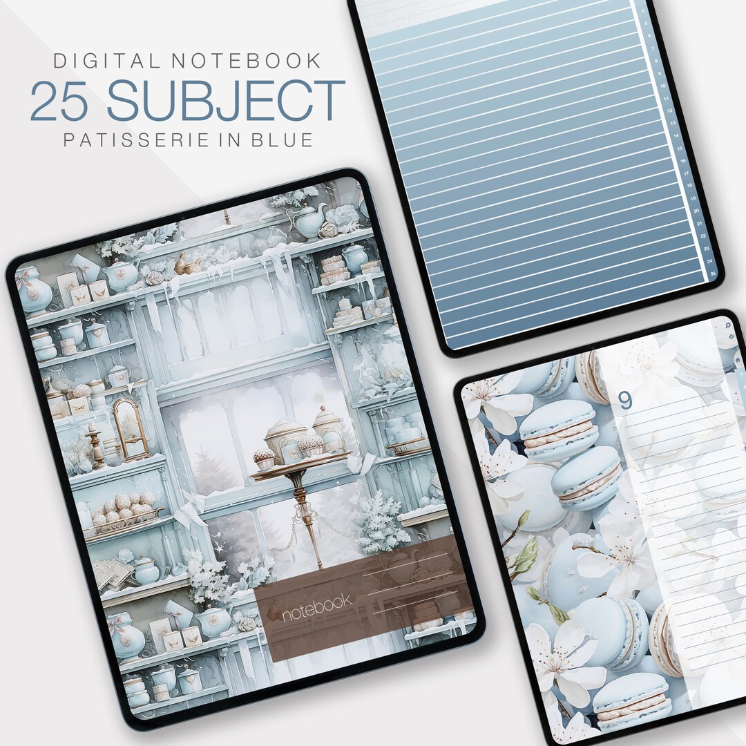 Digital Notebook, Digital Planner Goodnotes, Student Planner, Paris ...