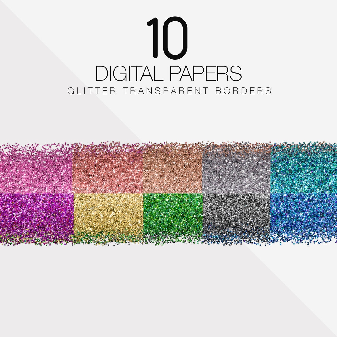 10 Digital Paper Pack, Glitter Texture, Digital Backgrounds, Digital ...