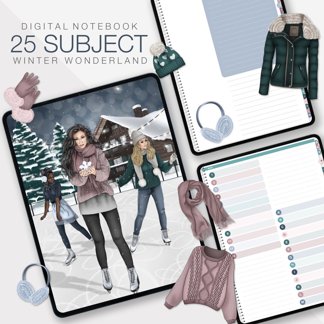 Digital Notebook Digital Planner Goodnotes Digital Journal Student ...