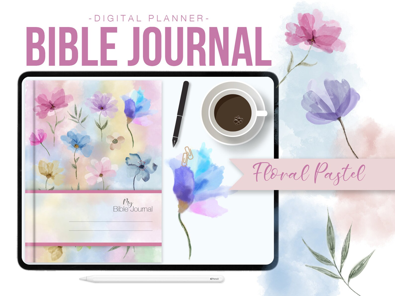 Digital Bible Planner Bible Journal Faith Devotional Bible | Etsy