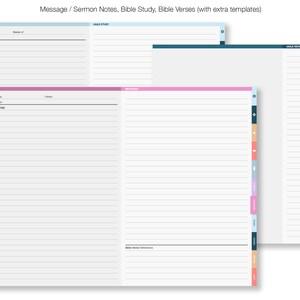 Digital Bible Planner Bible Journal Faith Devotional Bible | Etsy