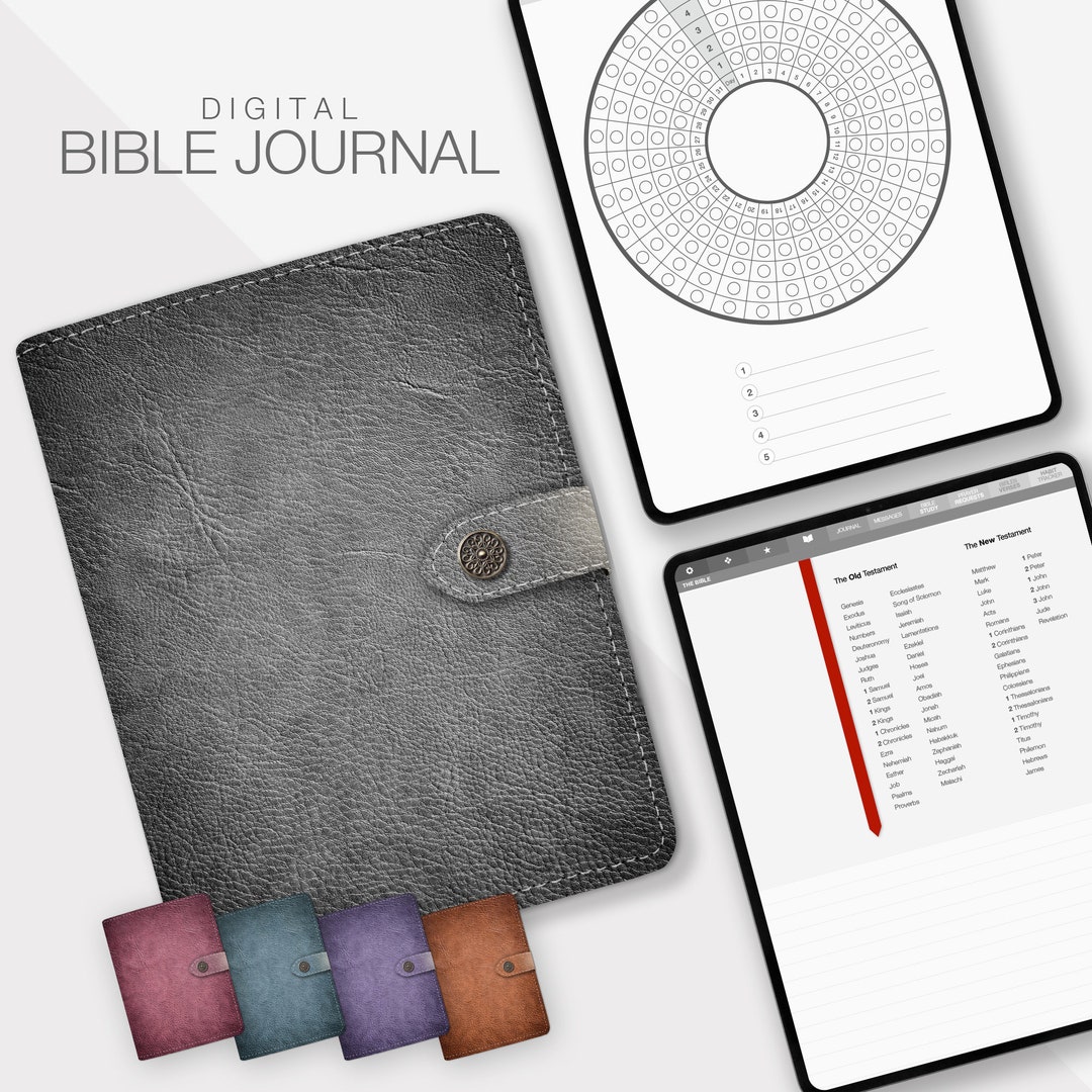 Digital Bible Planner, Bible Journal, Faith Devotional, Bible ...