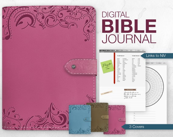 Digital Bible Planner Bible Journal Faith Devotional Bible | Etsy