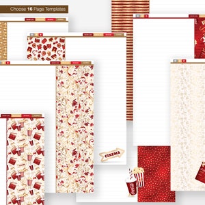 MOVIE LOG TRACKER, Movie Tracker, Movie Log, Movie Lovers, Film Buff ...