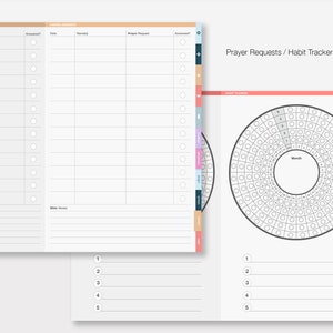 Digital Bible Planner, Bible Journal, Faith Devotional, Bible ...