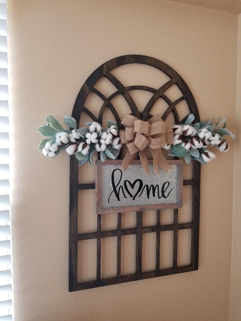 Cathedral Window Frame With Floral/cathedral Wood Frame/window - Etsy