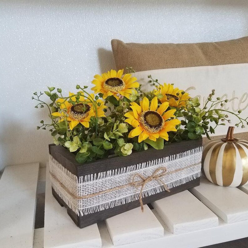 Rustic Crate Centerpiece/home Decor/farmhouse Decor/rustic - Etsy