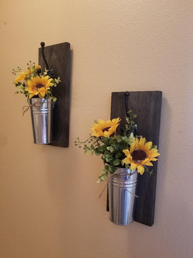 Wall Sconce Set/rustic Wall Decor/home Decor/farmhouse Wall | Etsy