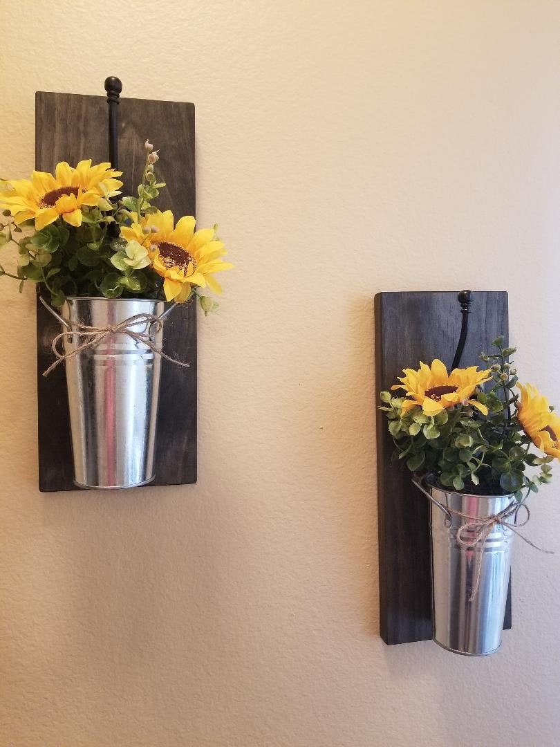 Wall Sconce Set/rustic Wall Decor/home Decor/farmhouse Wall | Etsy