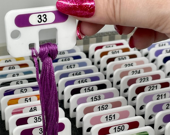 DMC Floss Chip Storage System Acrylic Floss Chips for DMC Standard ...