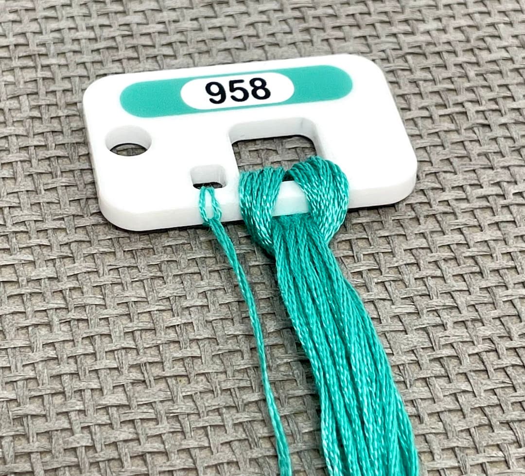 SAMPLE Acrylic Floss Chip for DMC With Printed Colour Swatch - Etsy