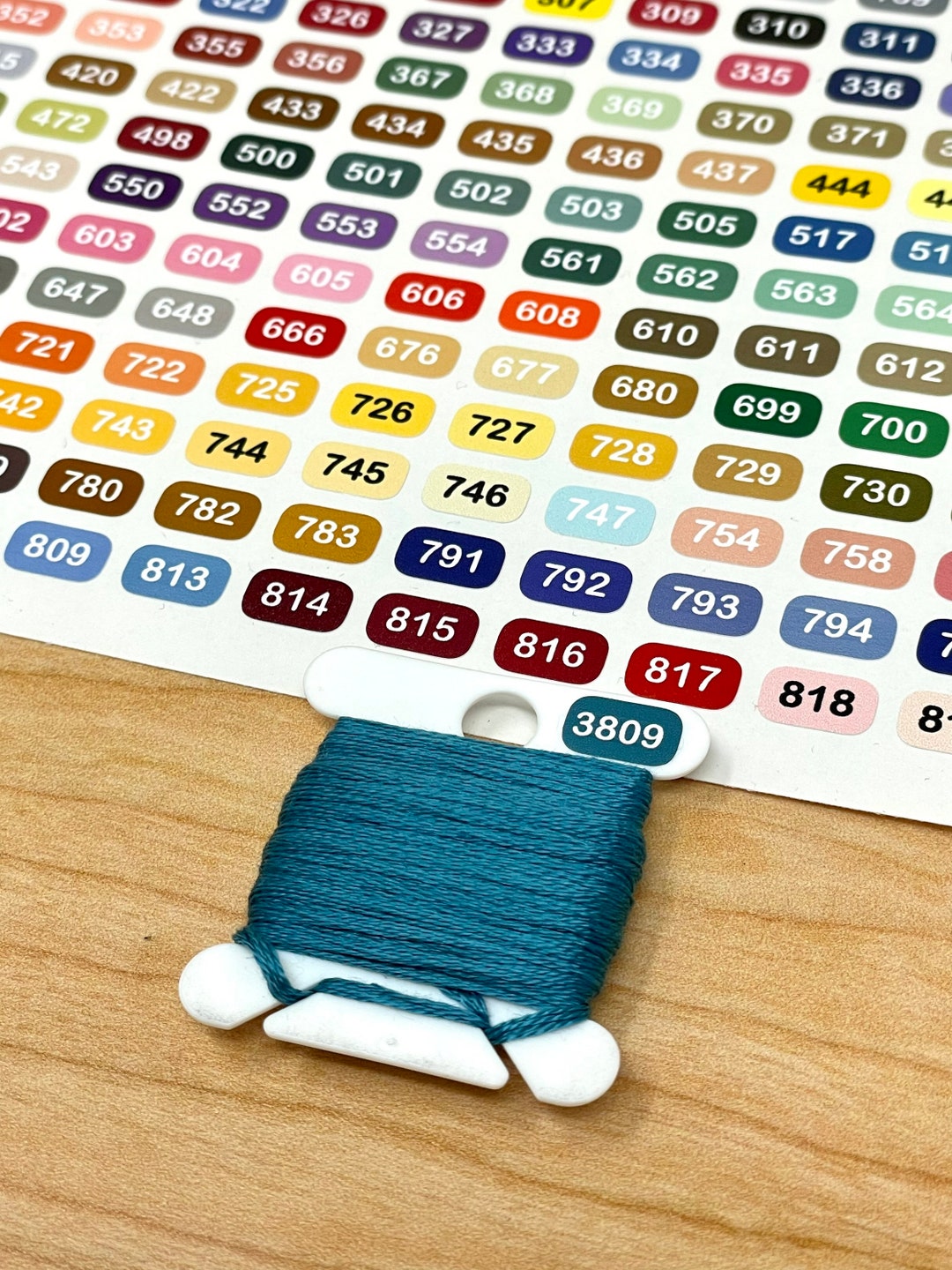 Mini DMC Complete Set Colour Vinyl Labels (x761 Labels) - Etsy