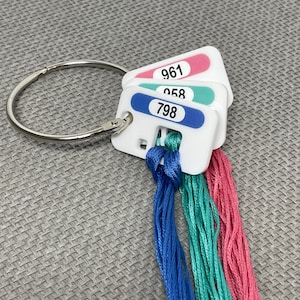 DMC Floss Chip Storage System - Acrylic Floss Chips for DMC Standard ...