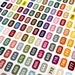 Mini DMC Complete Set Colour Vinyl Labels (x761 Labels) - Etsy