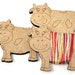 Cow Bobbins (set of 12) Thread Holders Floss Organiser Cross Stitch ...