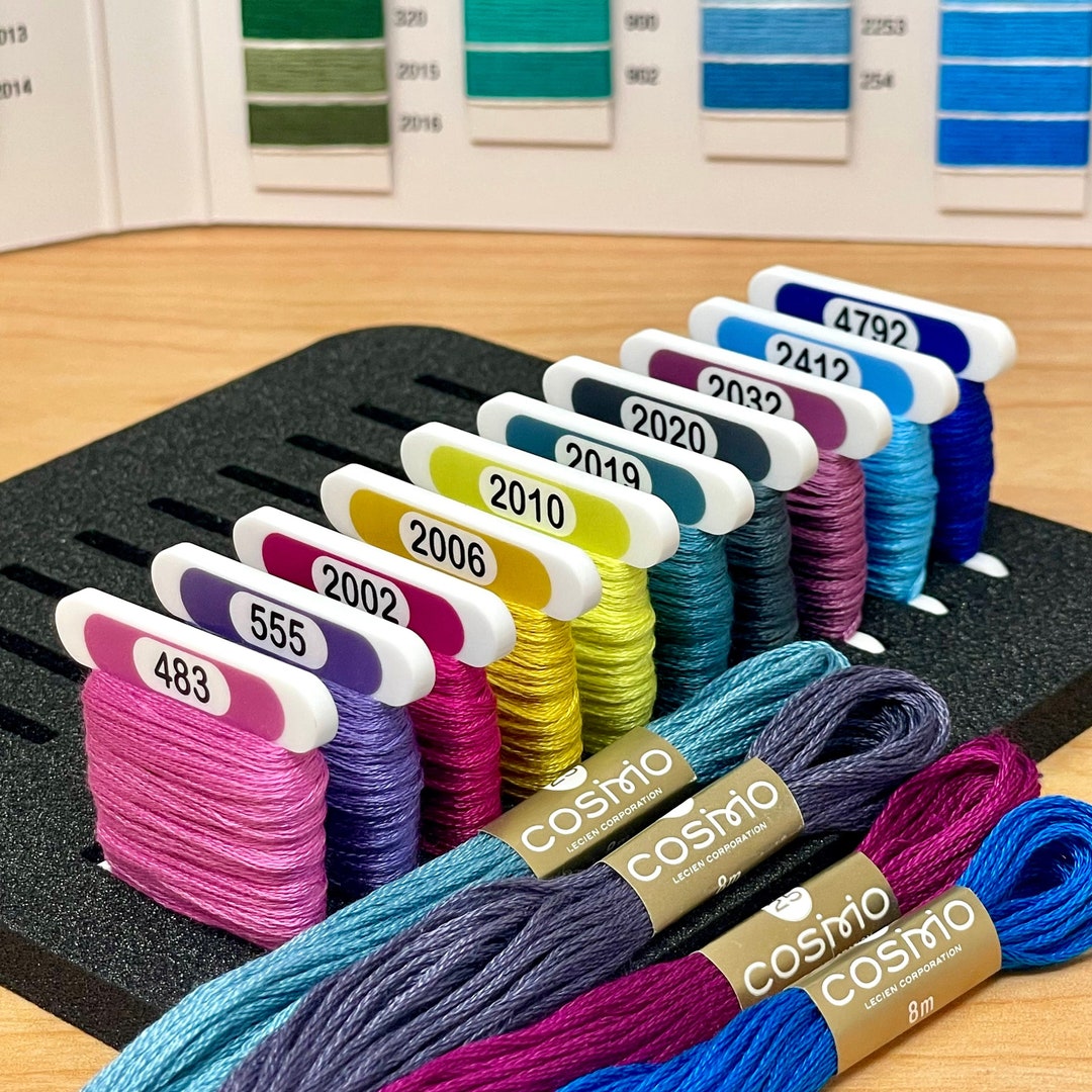 COSMO Solid Colours x500 3mm Acrylic Bobbins With Printed - Etsy