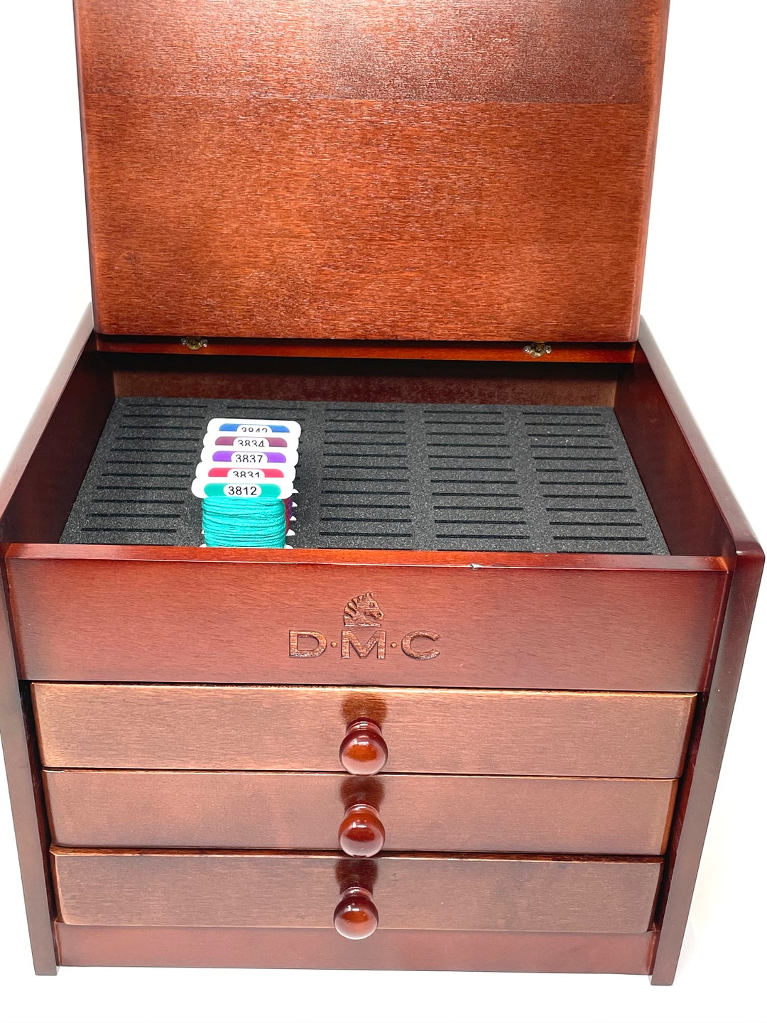 Foam Insert for the TOP of the DMC Petite Vintage Chest (holds X80 ...