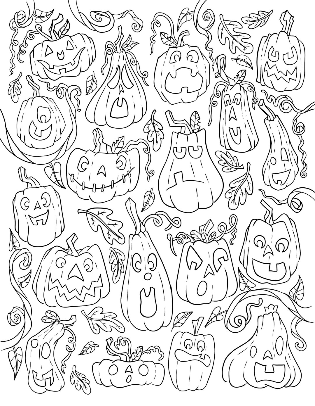 Colouring Clipart Print Halloween Fun Coloring, Page Coloring for ...