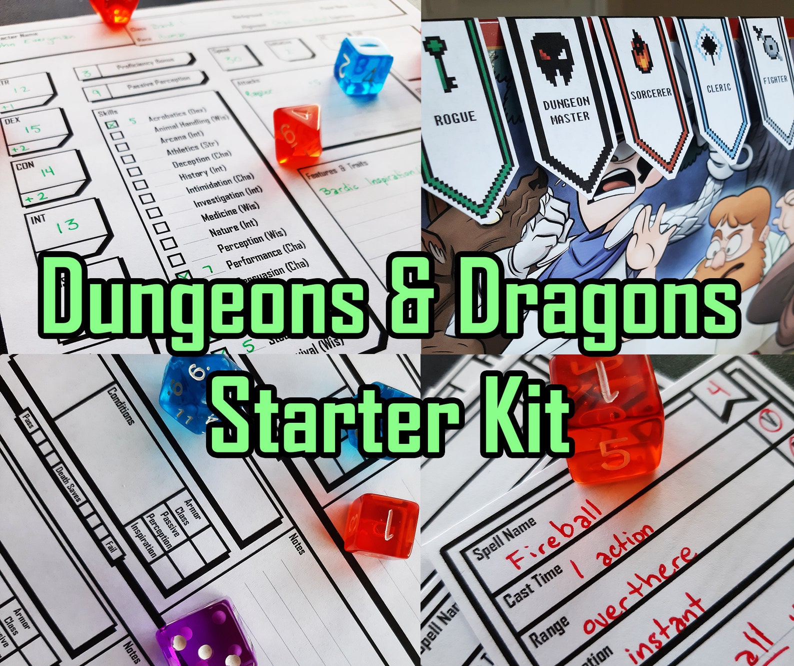 Dungeons and Dragons Starter Kit - Etsy