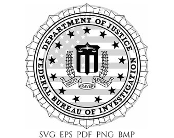 Fbi svg | Etsy